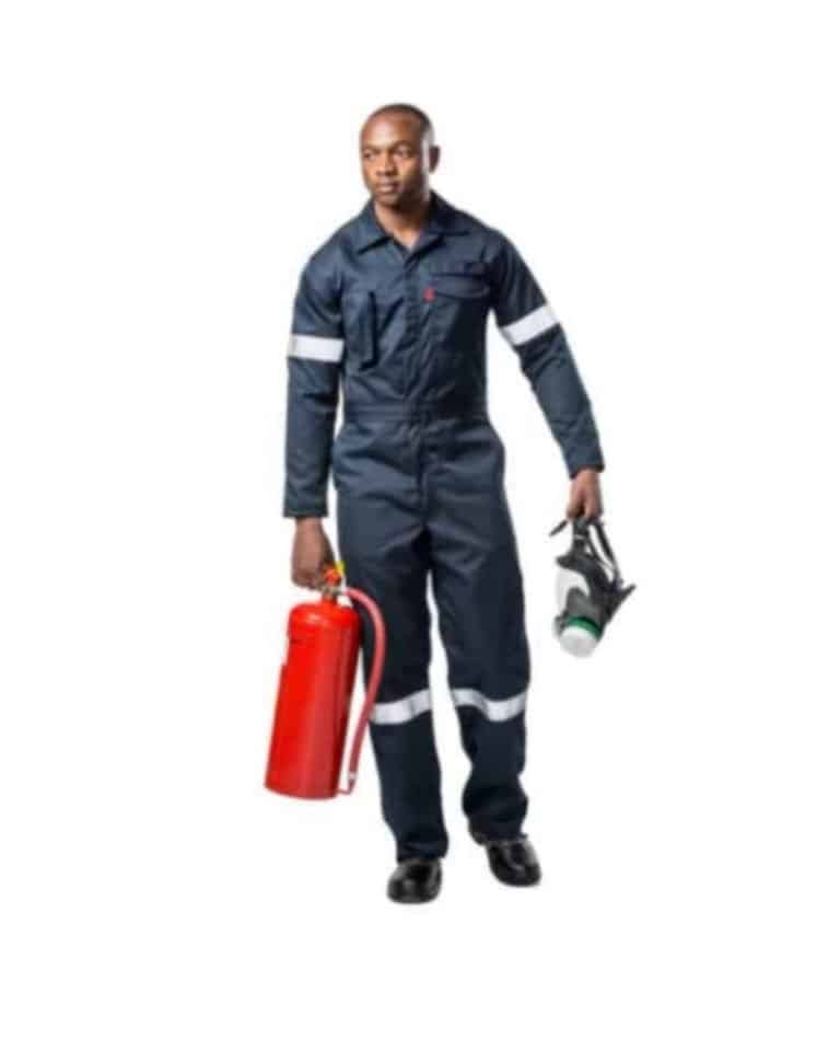 Dromex Fire Fighting & Flash Fire Protection Nomex Navy Blue Boiler ...