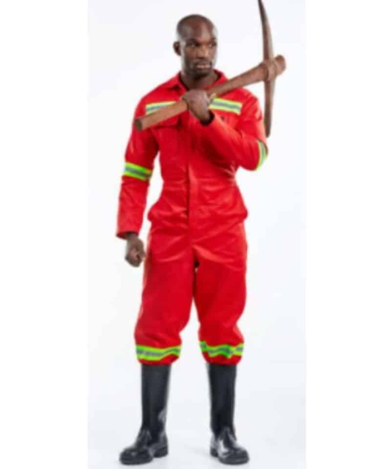 100% COTTON J54 230gsm ANGLO BOILER SUIT (one piece with reflective ...