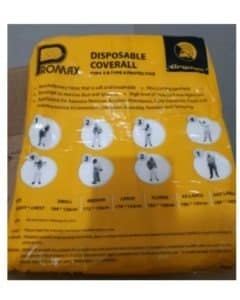 Dromex Promax Disposable Coverall Type 5/6 White S‑3XL EN13034 - ZDI ...