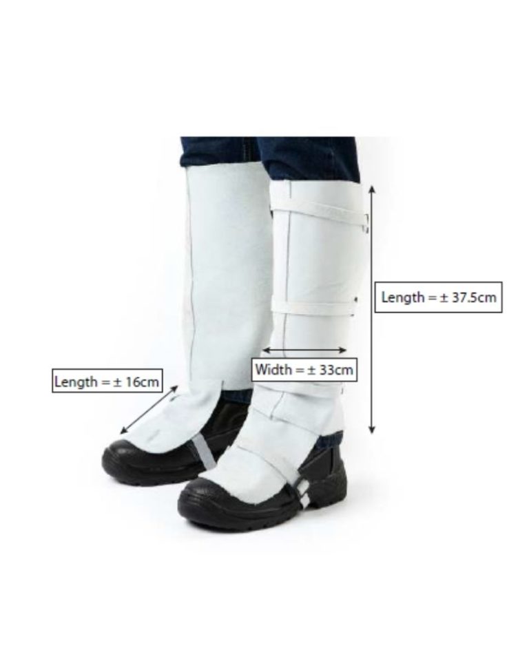 Welders DH Quality Leather Knee Length Spat Per Pair - ZDI - Safety PPE ...