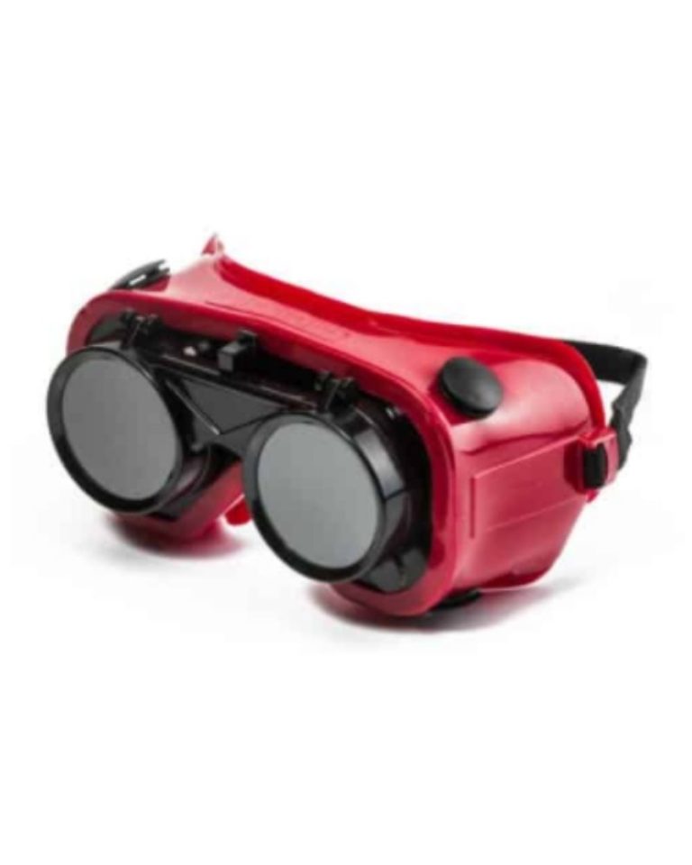 Dromex Flip Front Welding Goggle - Shade 5 Thermo Plastic Rubber Frame ...