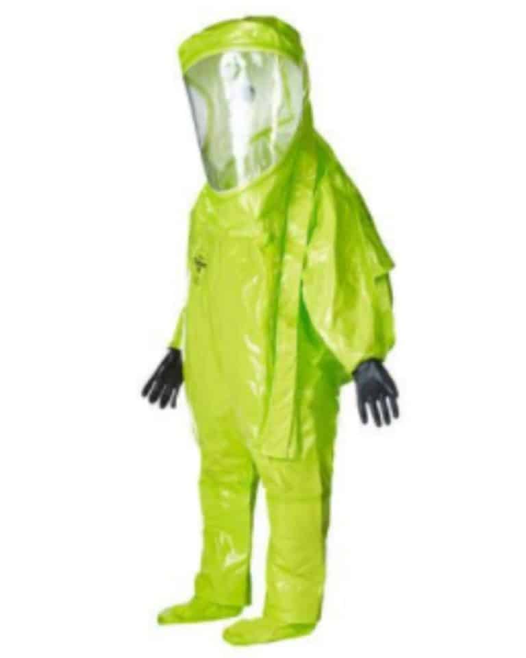 Du Pont Tychem 1000 Level A Hazmat Suit Tk614T fully-encapsulated suit ...