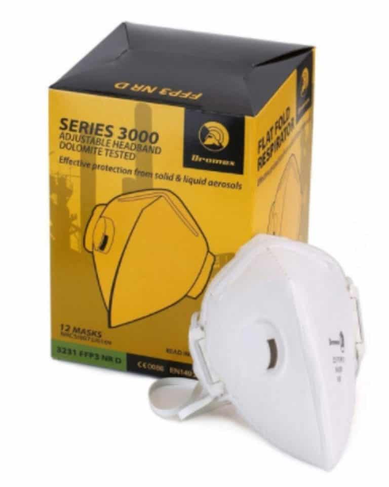 Dromex FFP3 3231 Disposable Flat Fold Mask - ZDI - Safety PPE ...