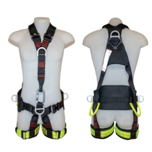 Double Scaffold Hooks Iron Man Harness with Lanyard - ZDI - Safety PPE ...