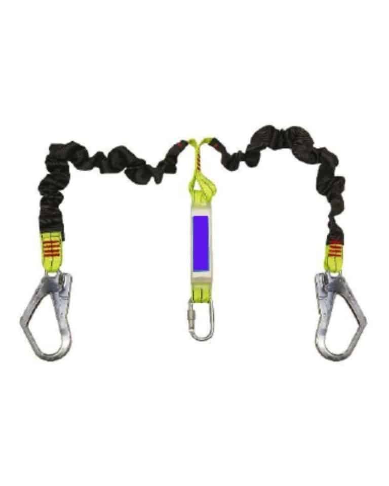Lanyard SC2 (Elasticated) with carabiner connector - ZDI - Safety PPE ...