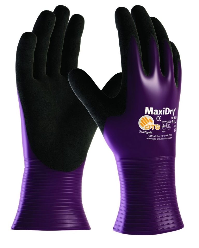 Maxidry Open Cuff Fully Coated Gp Oil Resistant Gloves Ref 56-426 - ZDI ...