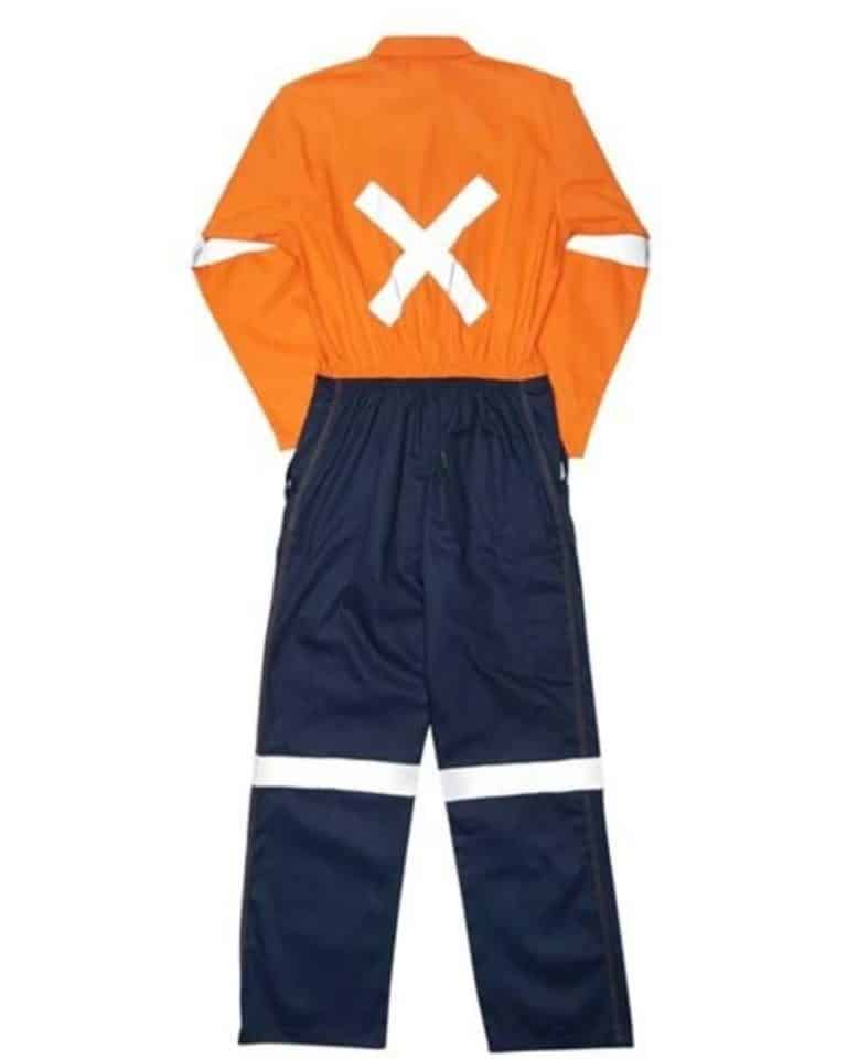 Javlin J54 Reflective Orange Top & Navy bottom Boilersuit - ZDI ...