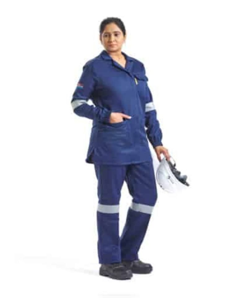 Dromex D59 Navy Blue Flame & Acid Ladies Jacket With Reflective - ZDI ...