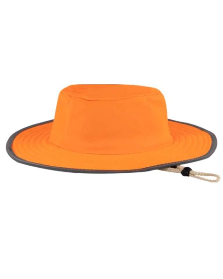 Bush Hat - Orange or Lime with reflective tape - ZDI - Safety PPE ...