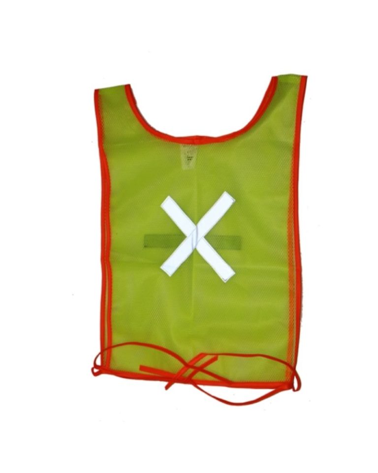 Reflective BIB Solid Material Bib Lime/Orange - ZDI - Safety PPE ...