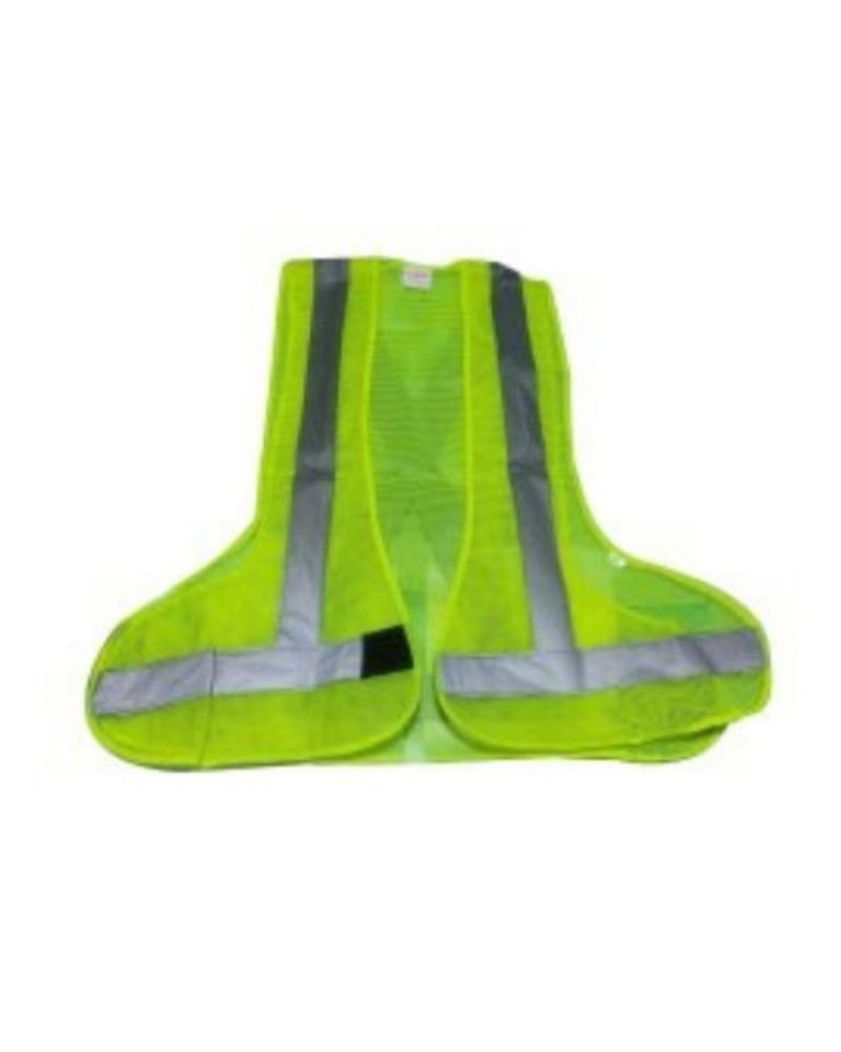 Adjustable Velcro Mining Vest Five‑Way Adjustable Lime EN ISO 20471 ...