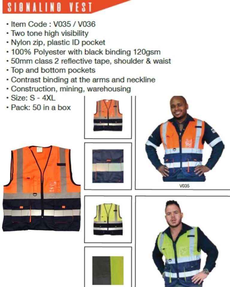Two-Tone Signaling Reflective Vest - ZDI - Safety PPE & Uniforms ...