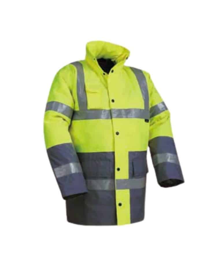 Two Tone Parka Jacket - High visibility freezer/traffic jacket - ZDI ...