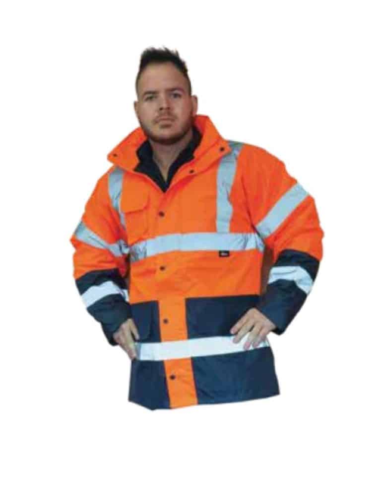 Two Tone Parka Jacket - High visibility freezer/traffic jacket - ZDI ...