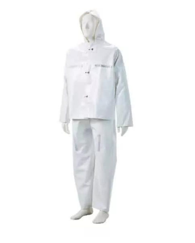 Shaft Sinker Jacket Only 550G White PVC - ZDI PPE - Safety & Uniform ...
