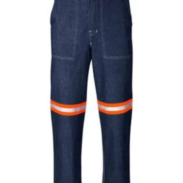 Dromex D59 Navy Blue Flame Acid Pants With Reflective SABS Marked - ZDI ...