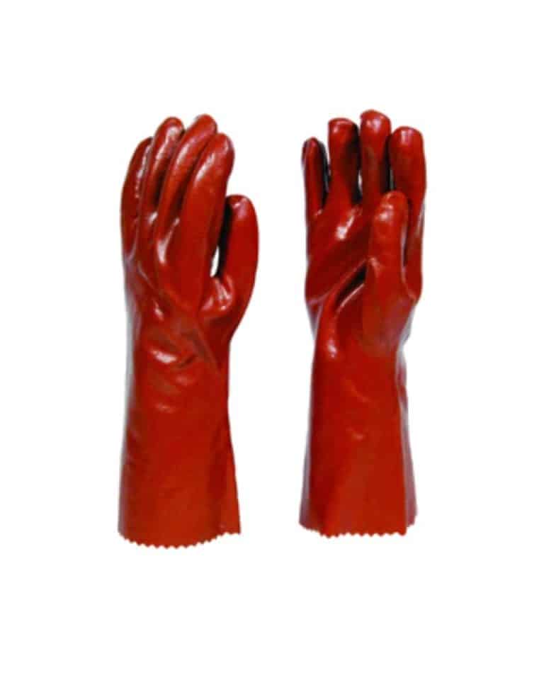 Pioneer Red PVC 40Cm Open Cuff Glove Red Size 10 EN388 - ZDI - Safety ...