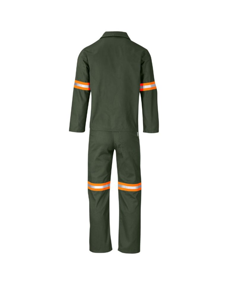 Altitude Workwear Acid Resistant Polycotton Conti Suit Reflective Olive ...