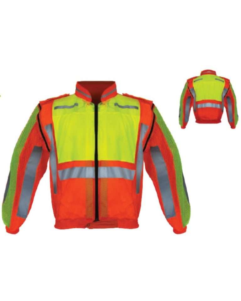 WATT Collar Jacket Orange Lime Long Sleeve - ZDI - Safety PPE ...