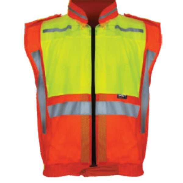WATT Collar Jacket Orange Lime Long Sleeve - ZDI PPE - Safety & Uniform ...