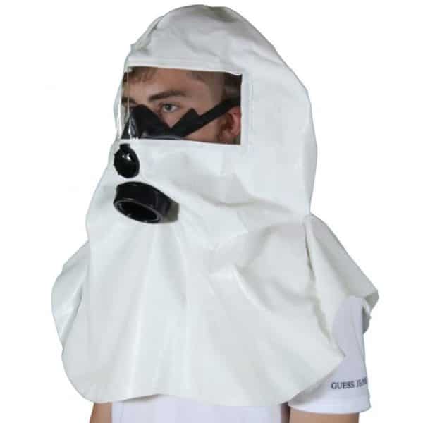 Standard Chemical Waterproof Hood PVC 400g White - ZDI - Safety PPE ...