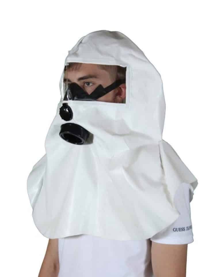 PC514 Chemical Waterproof Hood Single Respirator Yellow Category III ...