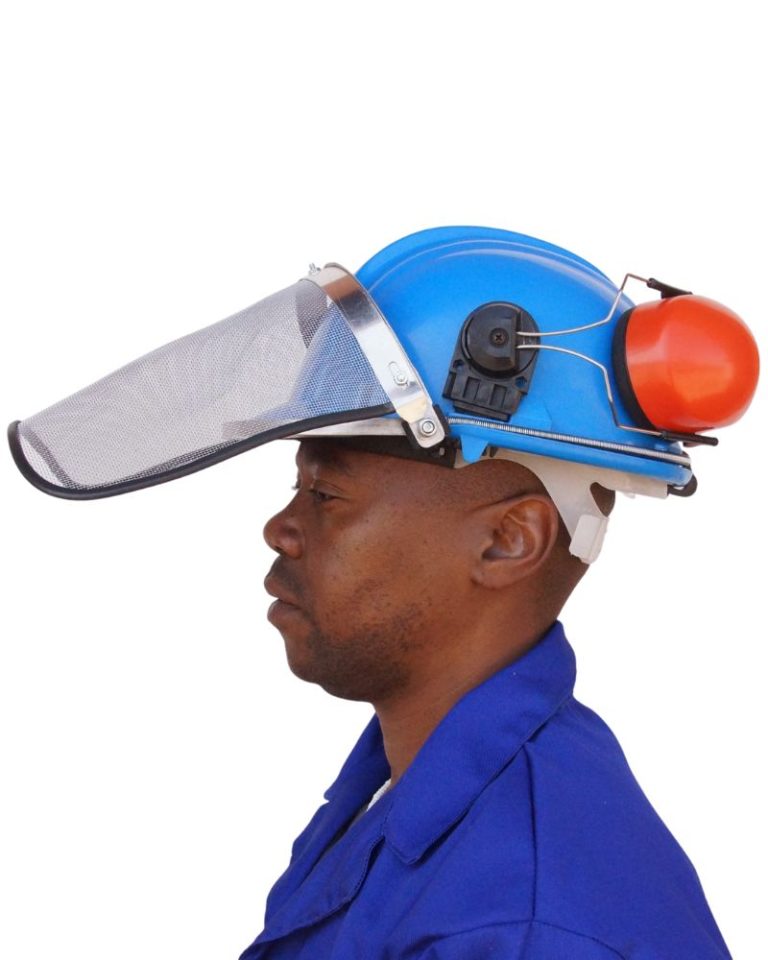 Forestry Helmet c/w Mesh Visor & Earmuffs - ZDI - Safety PPE & Uniforms ...