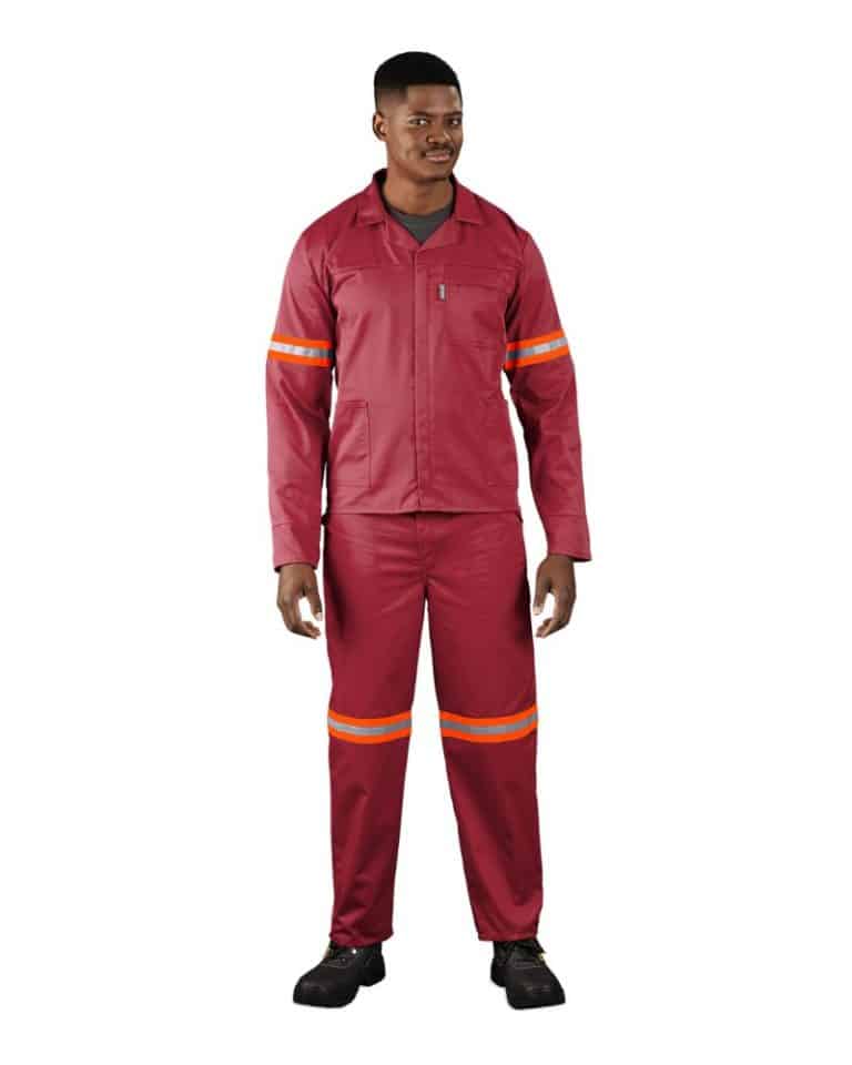 Trade Polycotton Conti Suit - ORANGE Reflective Arms & Legs - ZDI ...
