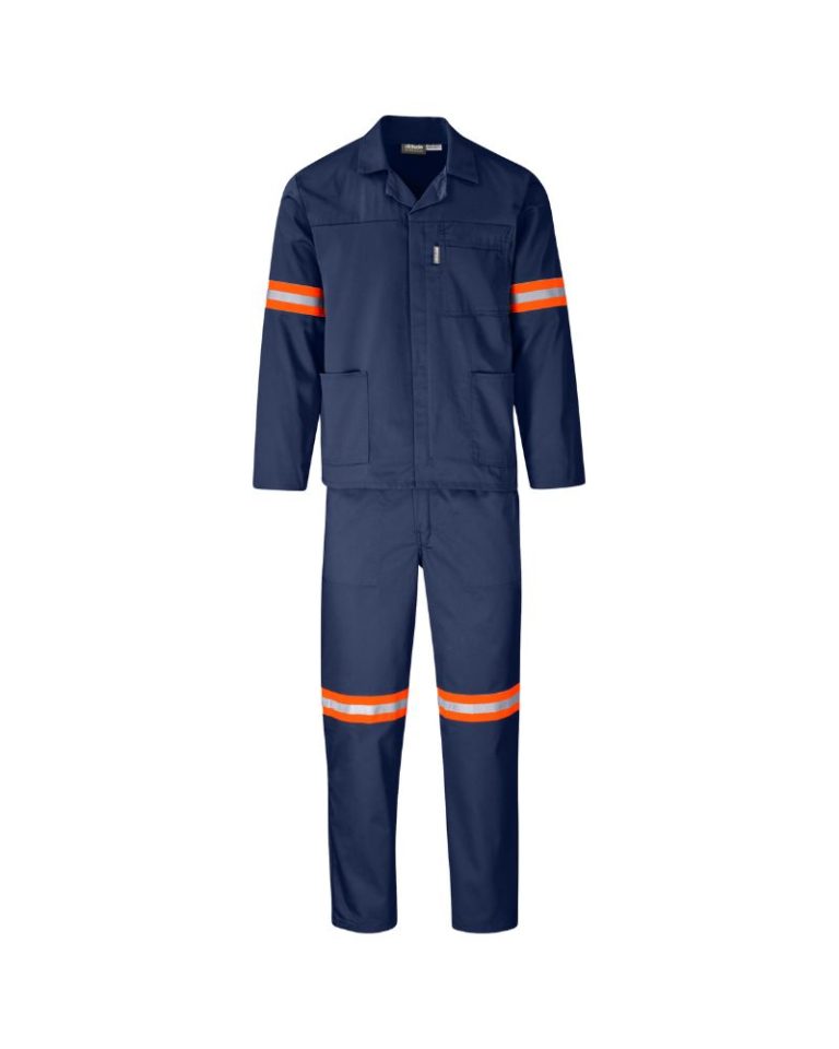 Trade Polycotton Conti Suit - ORANGE Reflective Arms & Legs - ZDI ...