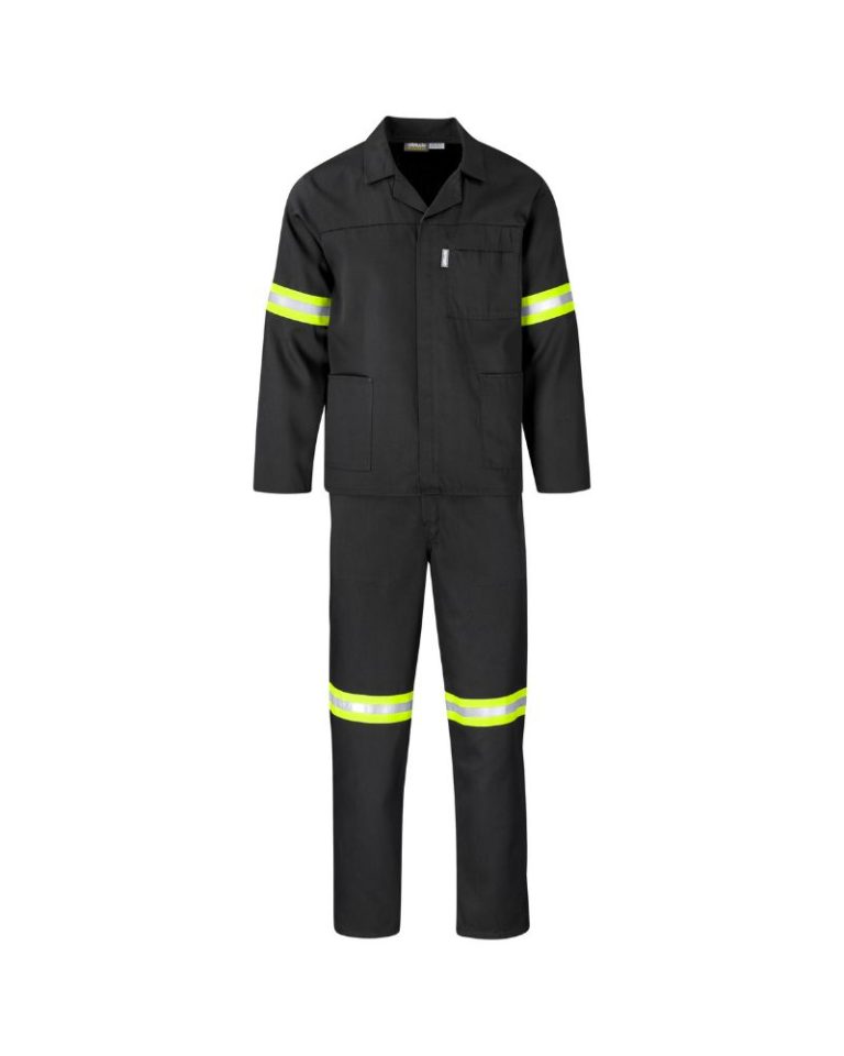 Trade Polycotton Conti Suit - YELLOW Reflective Arms and Legs - ZDI ...