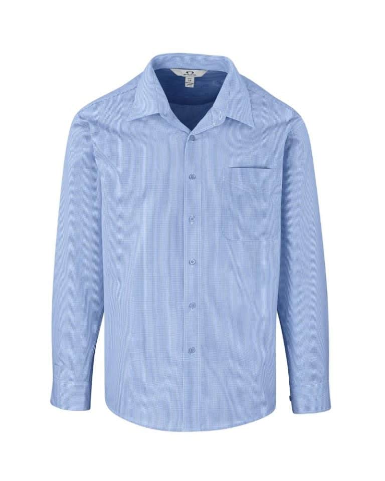 Mens Long Sleeve Micro Check Shirt - ZDI - Safety PPE & Uniforms ...