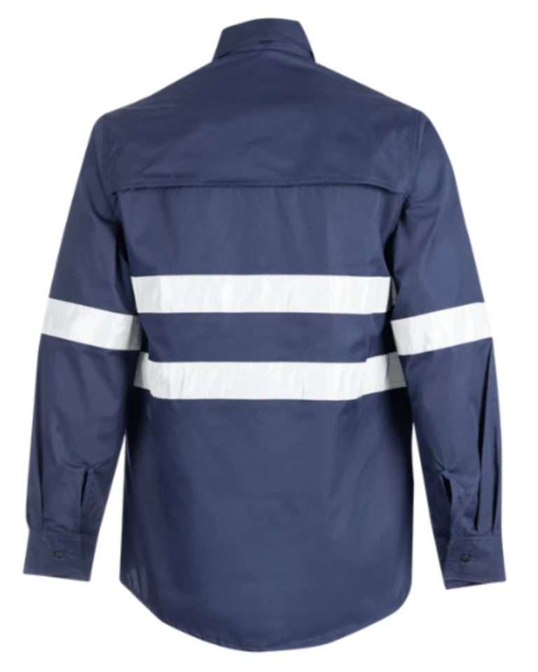 Reflective Long Sleeve Vented Utility Shirt - ZDI - Safety PPE ...