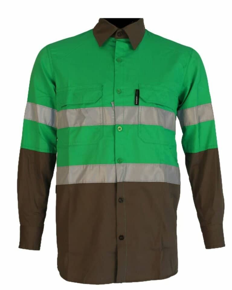 Reflective Long Sleeve Vented Utility Shirt 50mm Tape S-4XL - ZDI ...
