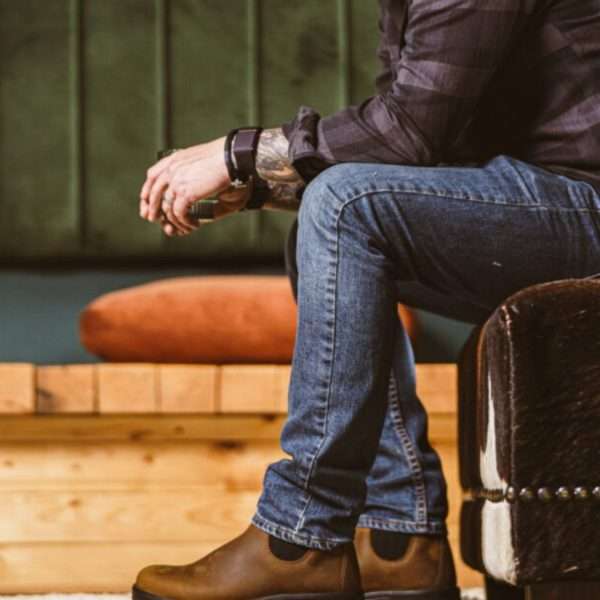 Hi‑Tec Chelsea Boots NSTC Non‑Steel Toe Cap Black Brown UK6‑14 NSTC ...