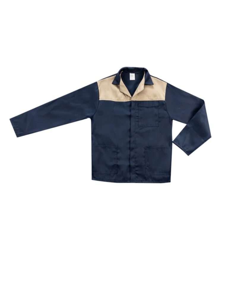 Two-toned conti-suit Khaki/Navy - ZDI - Safety PPE & Uniforms ...