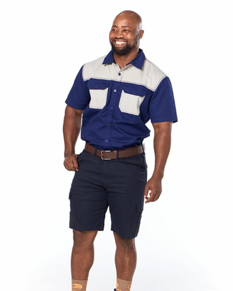 Dromex Horizon Range - Two-Toned Bush Shirt - ZDI - Safety PPE ...