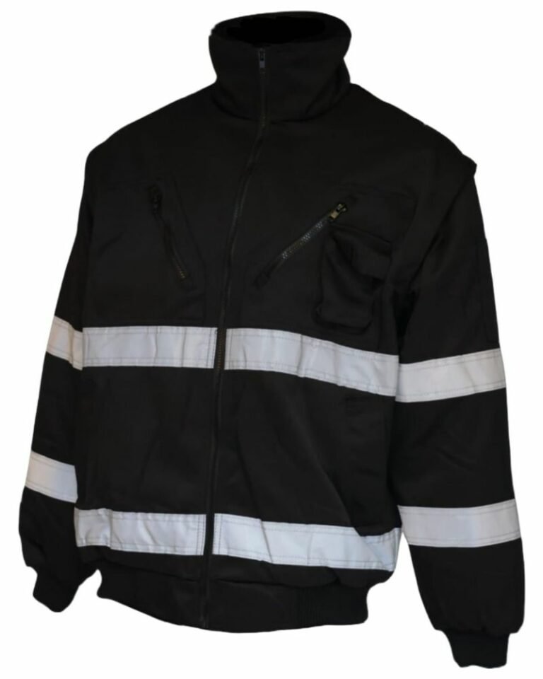 Black Hi-Viz Working Bunny Jacket - ZDI - Safety PPE & Uniforms ...