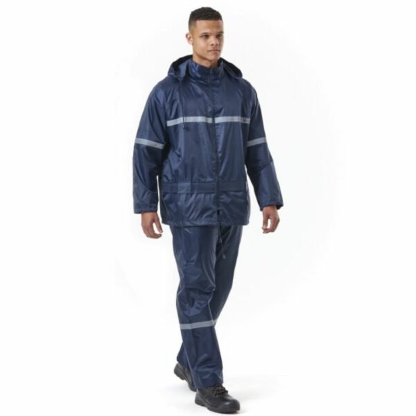 Watt RS2T Rain Suit Waterproof Reflective Lime Navy S-5XL EN471 - ZDI ...