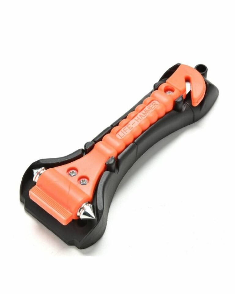 Emergency Hammer & Belt Cutter 2‑in‑1 Red‑Orange 18 cm Universal - ZDI ...