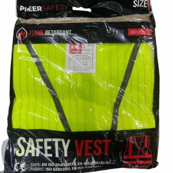 Dromex SA10‑LIME Reflective Vest Zip ID Pouch Lime S‑5XL EN4 - ZDI ...